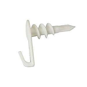 DGBRSM 16pcs White Plastic Closet Shelf Clamp Wire Wall Shelf Clips for Cabinets, Closets, Wall Shelves, Wall Hanging