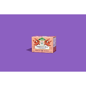 Tadin Hibiscus Herbal Tea, Caffeine Free, 24 Tea Bags Per Box, Pack of 6 Boxes Total