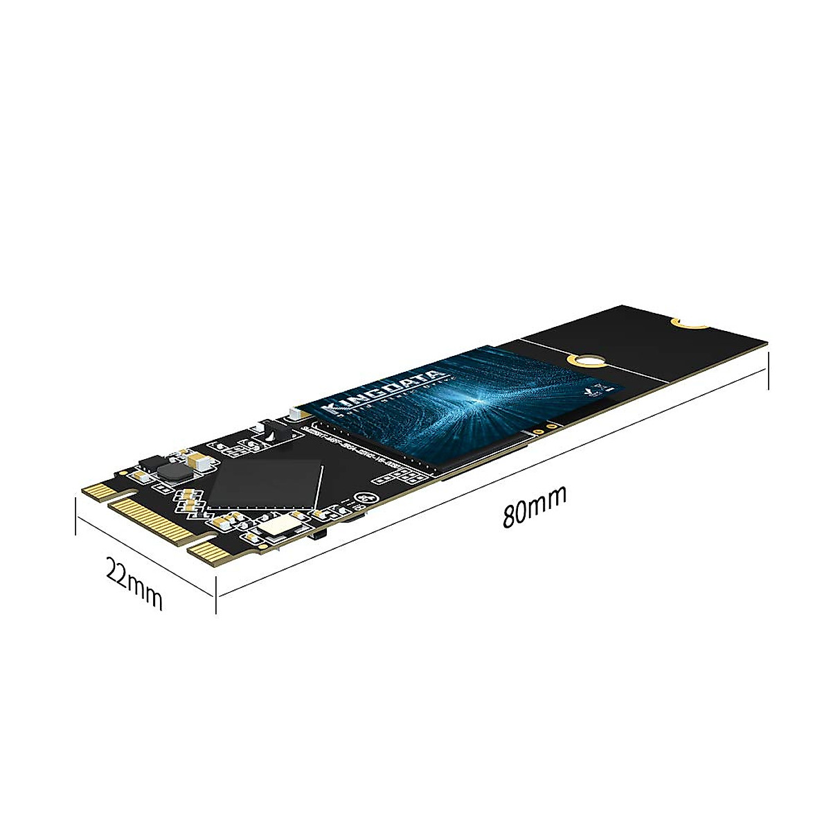 Kingdata SSD M.2 2280 128GB Ngff Internal Solid State Drive High-Performance Hard Drive for Desktop Laptop SATA III 6Gb/s (128GB, M.2 2280)