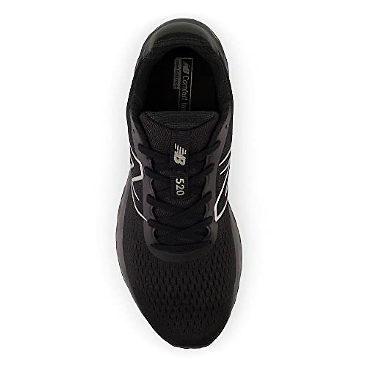 New Balance Men's 520 V8 Running Shoe, Black/Black, 11.5 Wide