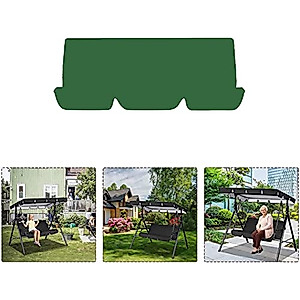 XYQSBY Patio Swing Waterproof seat Cover 60 inches, All Weather Protection Swing Replacement Base Covers for Swing Chair Outdoor Garden Furniture Pedestal Cover (Red,150×50×10cm/60×20×4in)