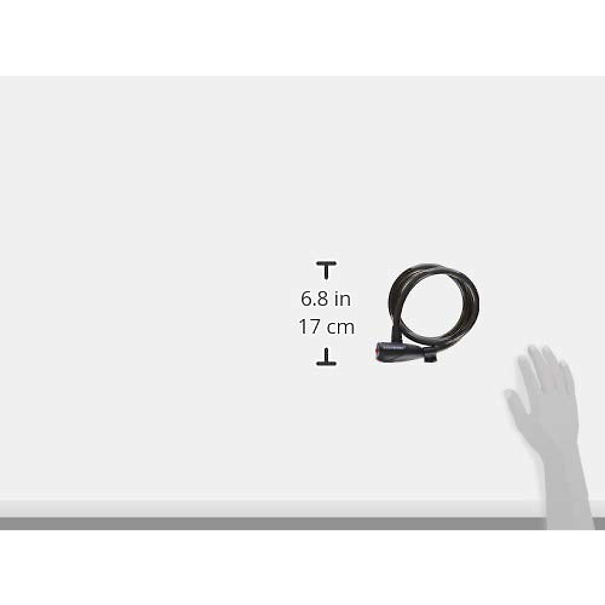 Schwinn Bike Key Lock in Braided Steel Cable, 2 Keys Included, 4 feet x 12mm Anti Theft Bicycle Lock, Security Level 3