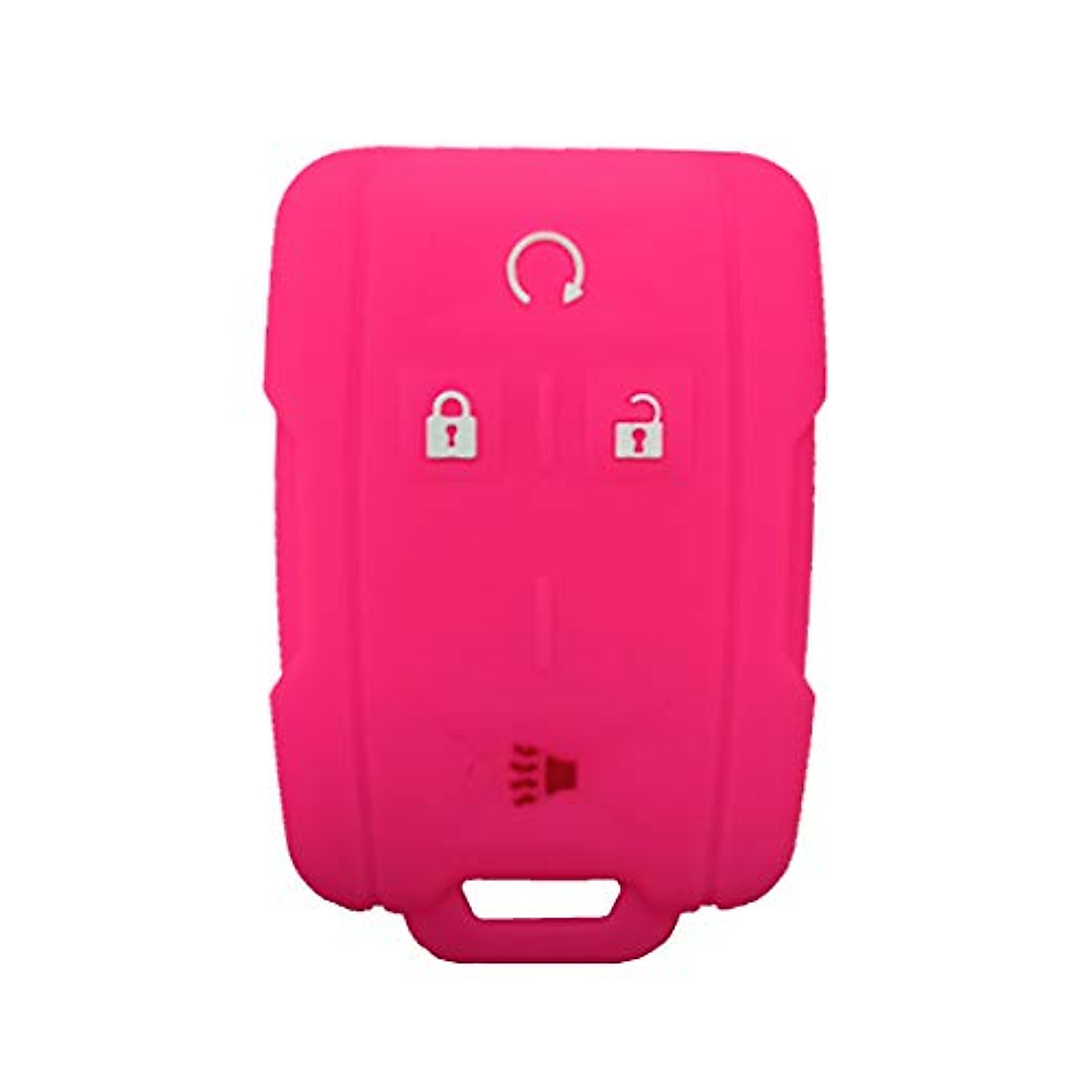 KAWIHEN Silicone Key Fob Cover Protector Fit for 2014 2015 2016 2017 Chevrolet Chevy Silverado Colorado Tahoe Suburban Gmc Yukon Sierra 13577770 2288148 M3N-32337100