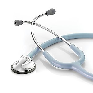 ADC Platinum Adscope Lite 614 Lightweight Pediatric Stethoscope with Tunable AFD Technology, 30.5 inch Length, Light Blue