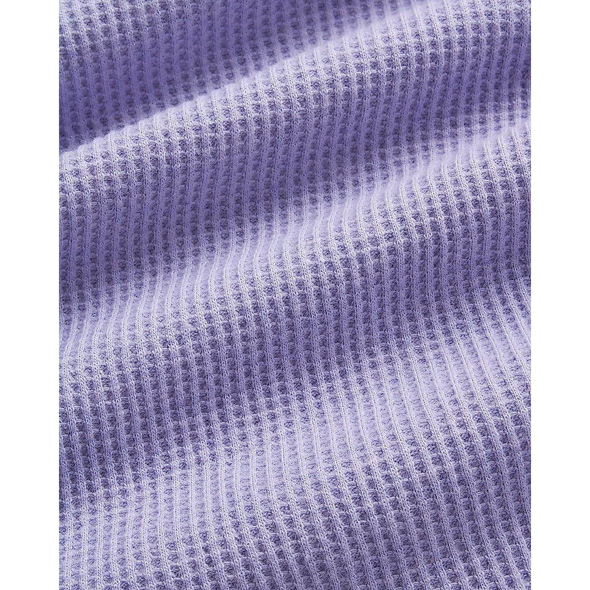 Rene Rofe Girls' Thermal Underwear Set - 2 Piece Waffle Knit Top and Long Johns (2T-16), Size 7-8, Lavender