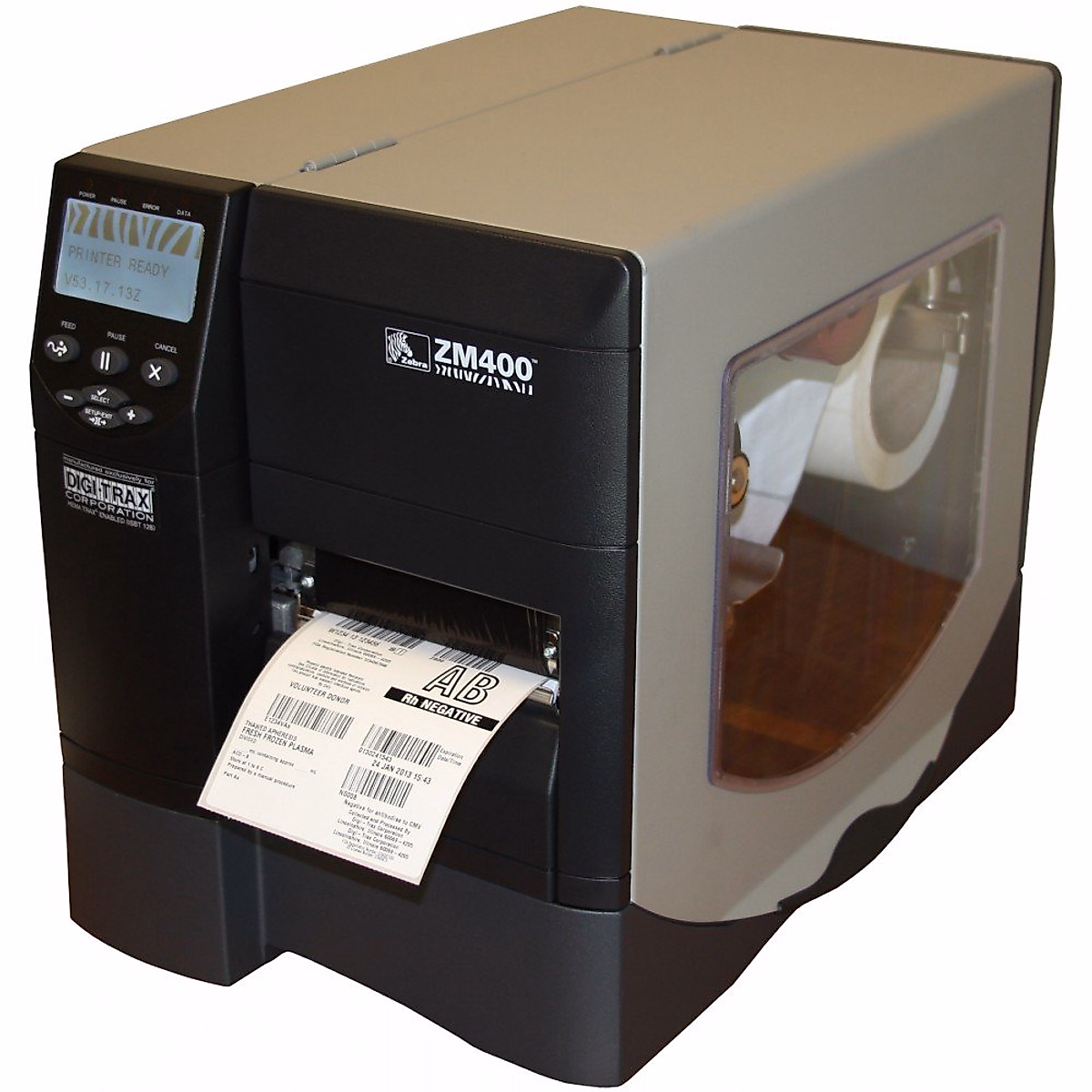 ZEBRA ZM400 ZM42Z-2001-4000D Thermal Label Printer