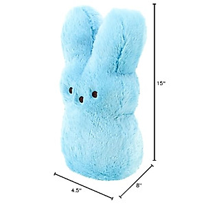 Animal Adventure | Shaggy Bunny Peeps | 15” Collectible Plush | Blue
