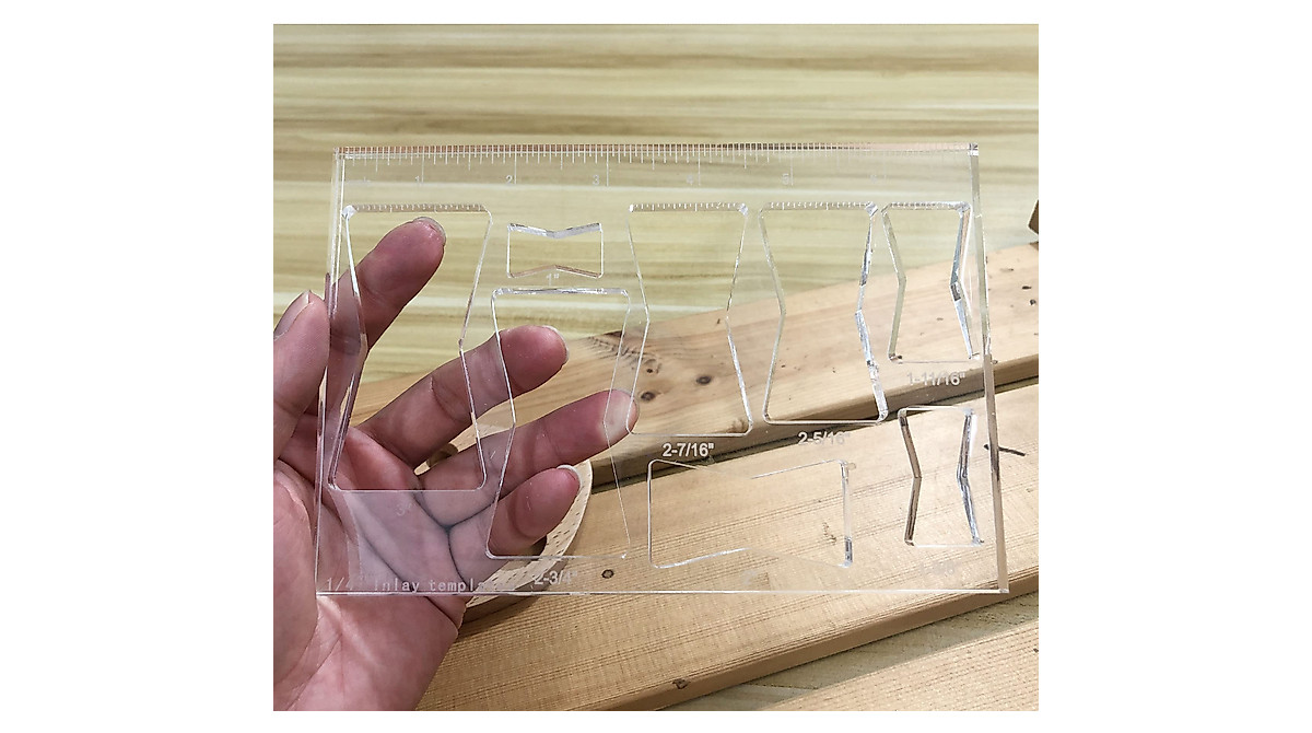 Hecfu 8 in 1 Router Template for Woodworking, Router Jig Bowtie ...