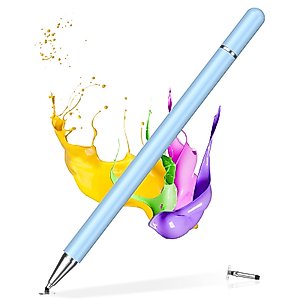 Stylus Pens for Touch Screens, High Precision 2-in-1 Disc Stylus Pen for iPad Compatible with iPhone/iPad/Android/Tablets and All Capacitive Touch Screens