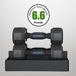 Mystozer 4-Pack Magnetic Spice Rack Organizer for Refrigerator, Plastic Fridge Shelf, Black