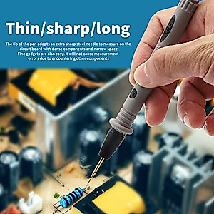 V TELESKY WG-011 III 1000V & CAT IV Test Lead and Safety Alligator Clips Soft Silicone Electrician Test Leads Kit with Silicone Alligator Clips CAT600V (Test Lead)