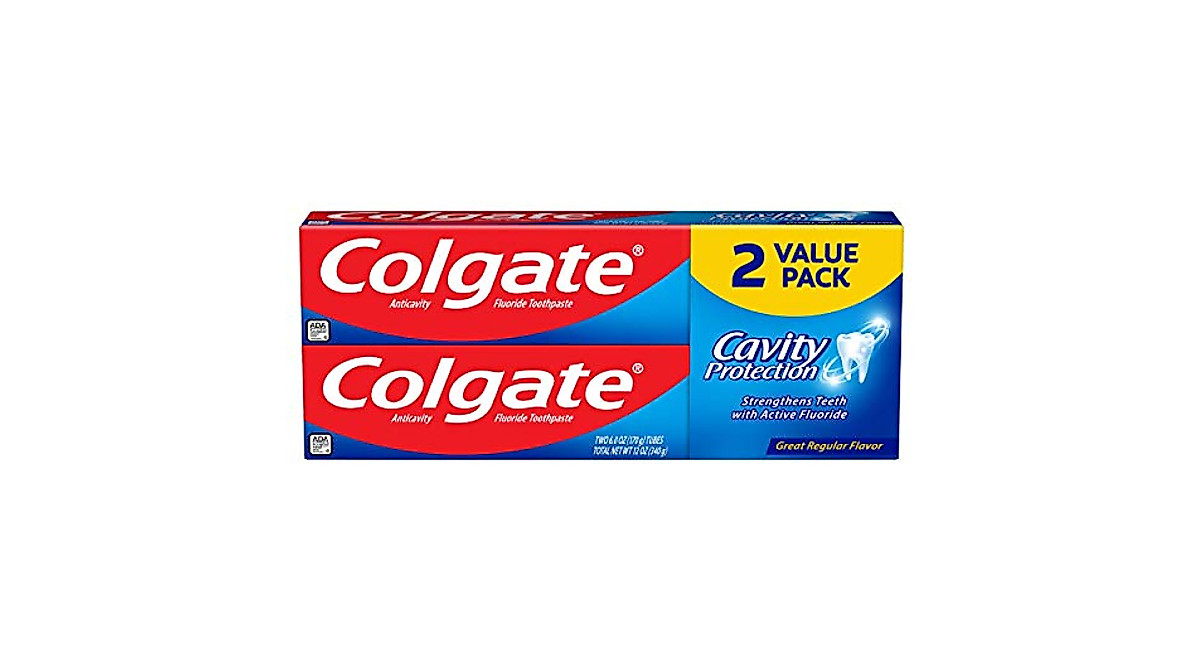 Colgate Cavity Protection Toothpaste with Fluoride - 2 Pack