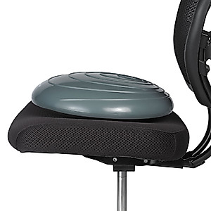 Gaiam Balance Disc Wobble Cushion Stability Core Trainer For Home Or Office Desk Chair & Kids Alternative Classroom Sensory Wiggle Seat - Grey , 16 Inch