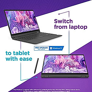 Lenovo Flex 5 14 Laptop, 14.0" FHD Touch Display, AMD Ryzen 5 5500U, 16GB RAM, 256GB Storage, AMD Radeon Graphics, Digital Pen, Windows 10H