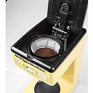 Nostalgia Retro 12-Cup Programmable Coffee Maker, Yellow