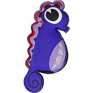 Sunflex Splash Puppies - Floating Neoprene Water Toy Set of Four That Includes 1 Starfish, 1 Turtle, 1 Fish, and 1 Seahorse - Waterproof and UV Resistant Pool Toy