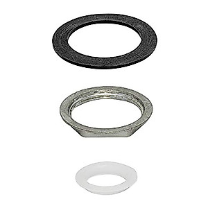 EZ-Flo 2-1/2 Inch Removable Kitchen Sink Strainer Drain Standard Shank Junior Duo with Die Cast Nut, Stainless Steel, 1-7/8 Inch to 2-1/4 Inch Opening, 30035