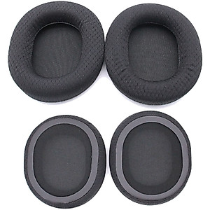 Earpads for SteelSeries Arctis 7 5 3 Replacement Ear Cushion Pads with Protein Leather and Memory Foam for SteelSeries Arctis 7 5 3 Gaming Headphones, A Pair, Black