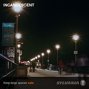 SYLVANIA Lumalux High Pressure Sodium HID Light Bulb, ED17 70W, Medium Base, 4000 Lumens, 1900K, Clear - 1 Pack (67504)