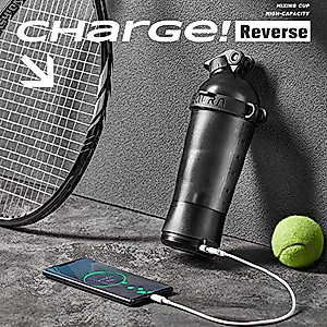 Electric Shaker Bottle, USB Rechargeable Blender Bottles, Made with Tritan - BPA Free - Portable Blender Cup for Protein Shakes