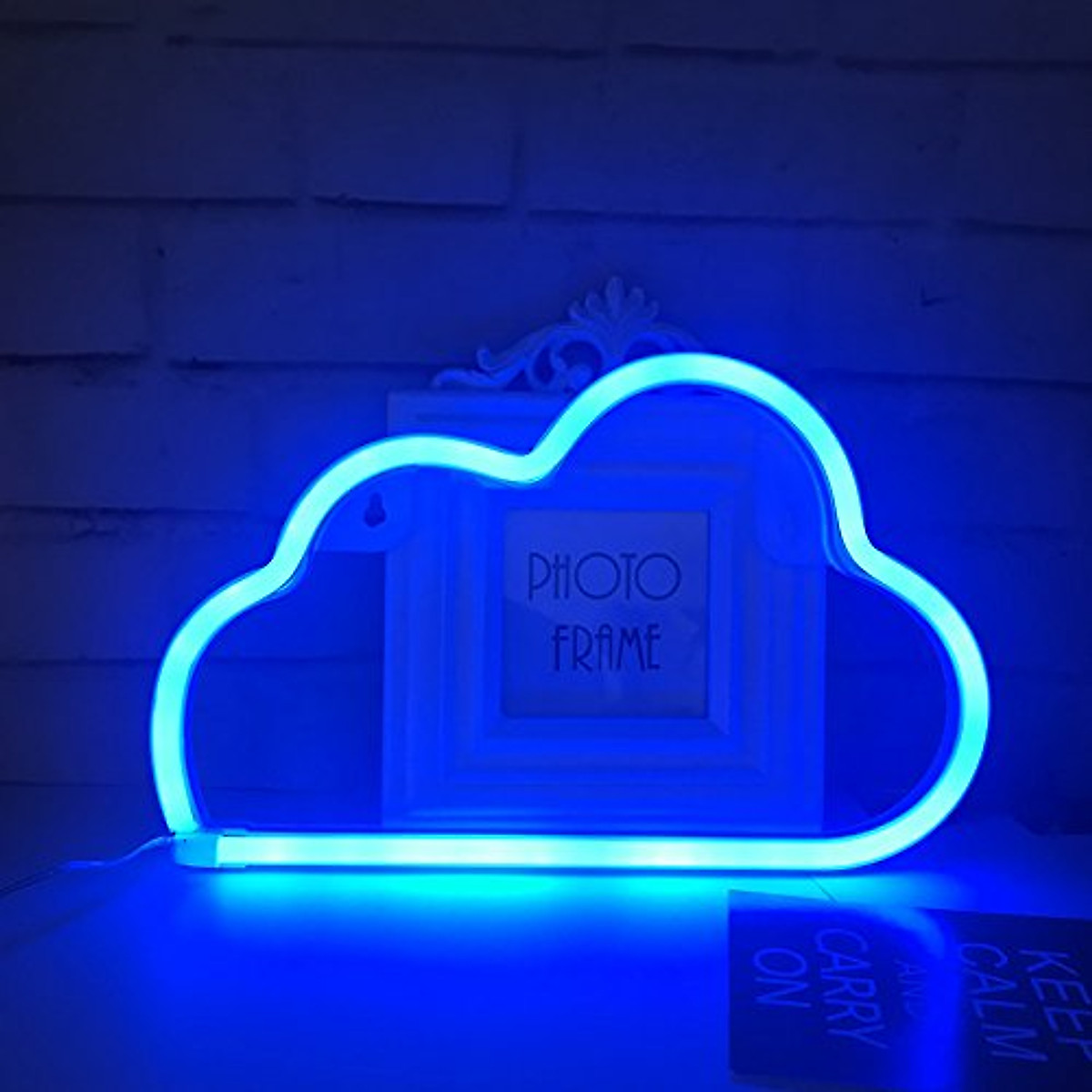Neon Cloud Light Signs,Led Cloud Night Lights Decor Lights for Kid's Gift, Wall, Birthday Party, Christmas, Wedding Decoration(blue)