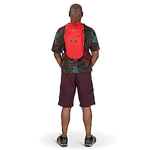 Osprey Siskin 12L Men's Biking Backpack with Hydraulics Reservoir, Black