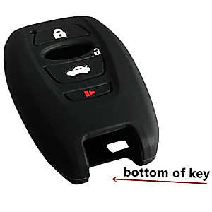 Silicone rubber Smart Key Fob Covers Case Protector Keyless Remote Holder for Subaru Forester Sti Outback XV Crosstrek Impreza BRZ WRX