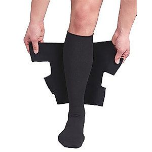 CircAid Juxtalite Lower Leg System – Easy to Use Adjustable Compression Level Garment for Men & Women, Leg Circulation, Compatible with Elastic Stockings, Large/Long