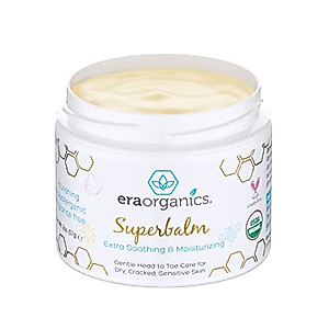 Era Organics Healing Ointment for Babies - USDA Certified Organic Natural Gentle Moisturizer for Sensitive Skin Prone To Baby Eczema, Cradle Cap (Infant Seborrheic Dermatitis), Rashes, Hives & More