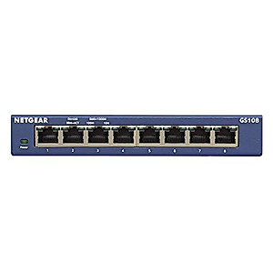 NETGEAR GS108NA ProSafe 8-Port Gigabit Ethernet Desktop Switch