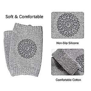 Baby Safety Helmet, Infant Baby Head Protector with 3 Pairs Baby Knee Pads for Crawling & 3 Pairs Baby Socks, Head Cushion Bumper Bonnet, Soft Headguard for Toddler Learning to Walk, Geometric Blue