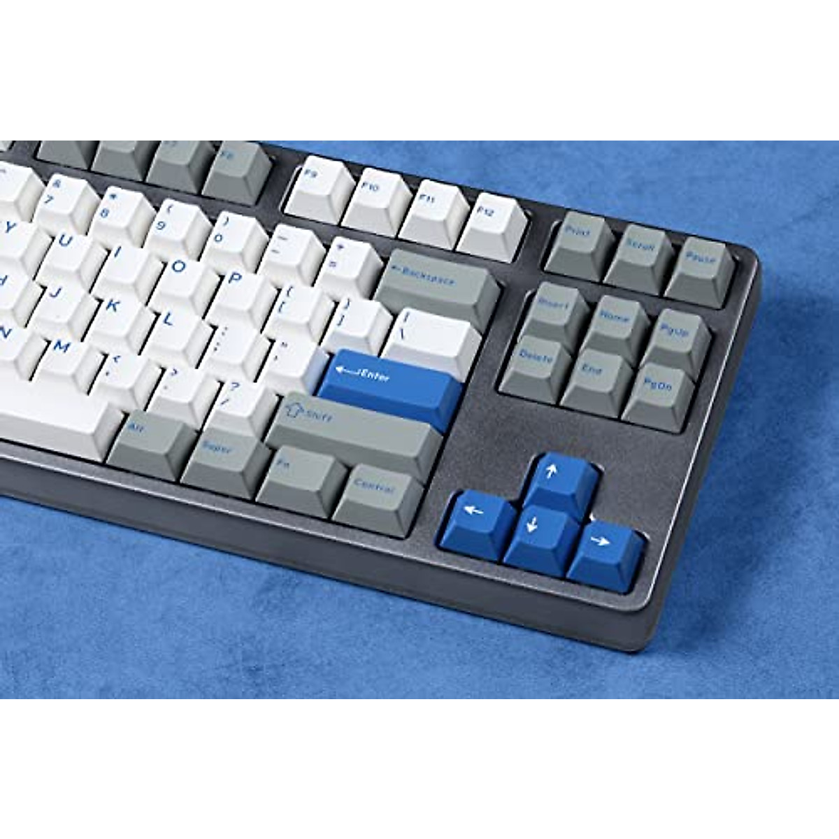 DROP DCX Camillo Keycap Set, Doubleshot ABS, Cherry MX Style Keyboard Compatible with 60%, 65%, 75%, TKL, WKL, Full-Size, 1800 layouts and More, White