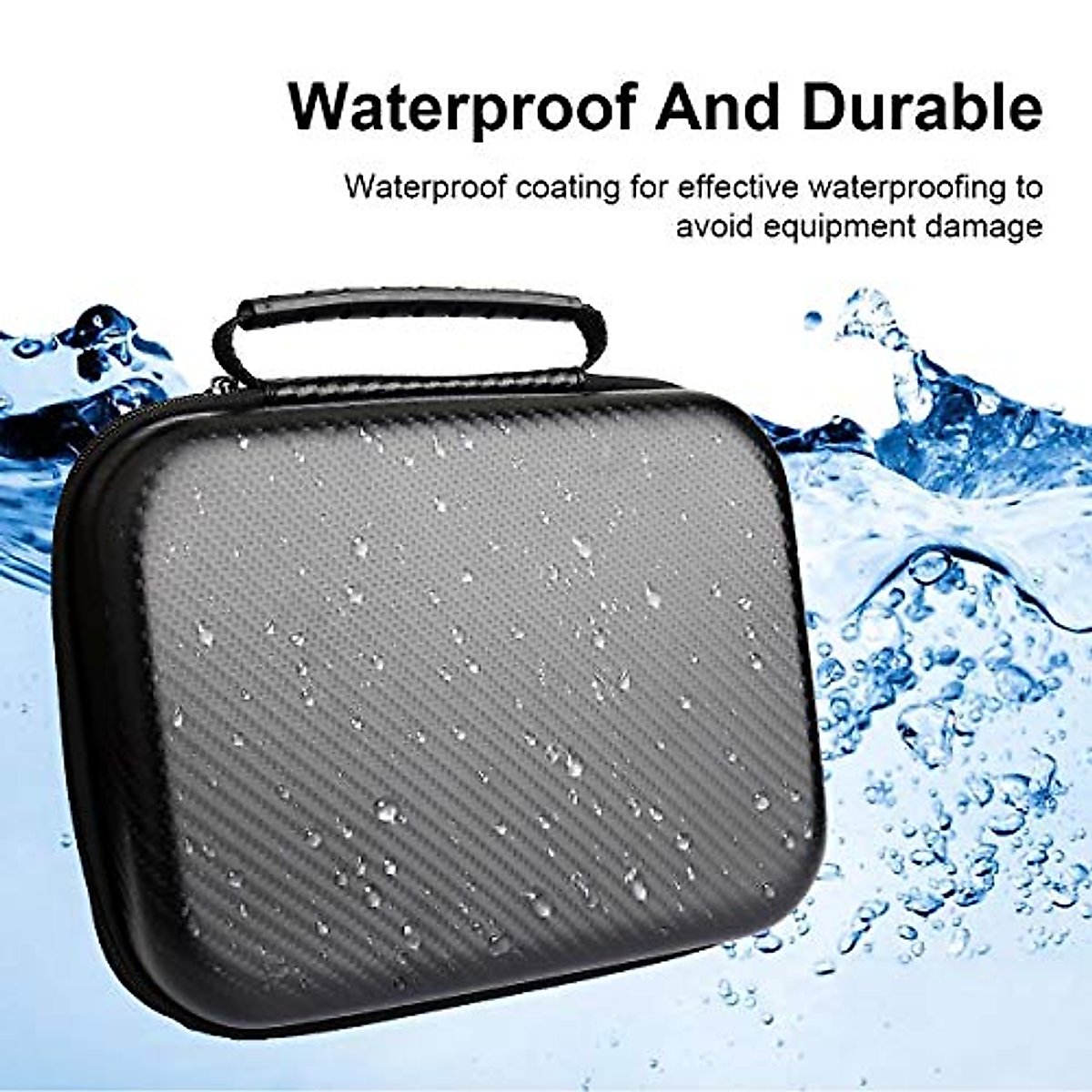 Bysameyee Original LCD Digital Microscope Carrying Case, Ultra Big Size Storage Bag Box for USB/WiFi/LCD Screen Handheld Portable Microscope Camera Endoscope Magnifier Pocket Microscope