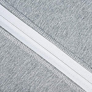 AngQi Pregnancy Pillow Cover Case - U Shaped Pillowcase – Fit 65" x 31" U Shape Pillows - Total Body/Maternity Pillow Replacement Cover - Stretch Jersey Knit Cotton - Gray