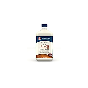 Guardsman Clean & Polish for Wood Furniture, Cream Polish 16 oz 461500 by Guardsman