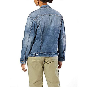 Signature by Levi Strauss & Co. Gold Label Women's Boyfriend Trucker Jacket (Available in Plus Size), Not So Basic, Large