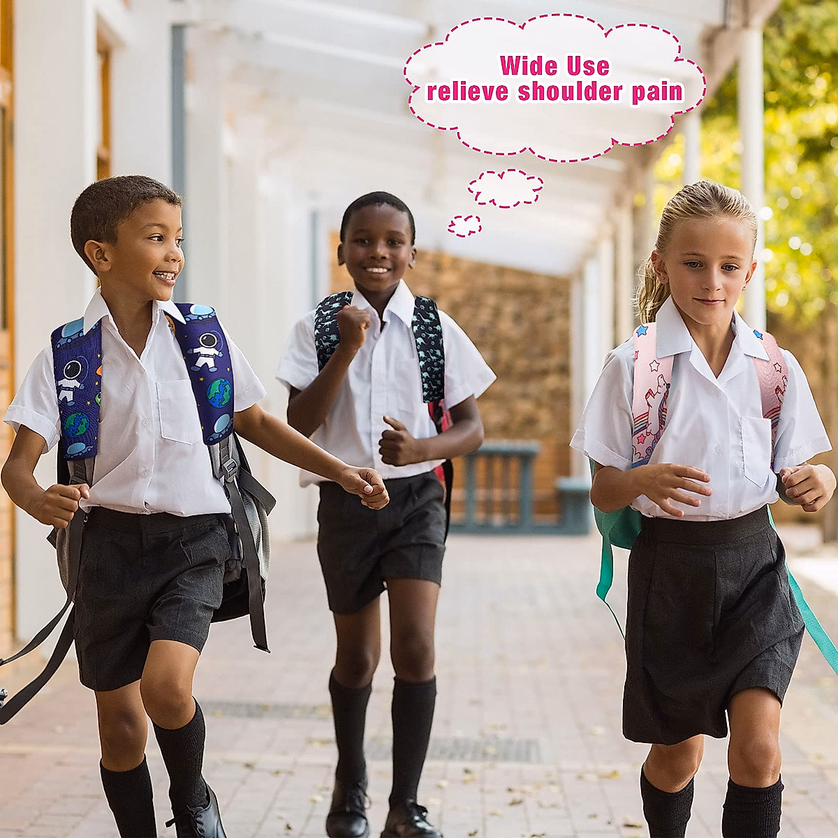 Drydiet 4 Pieces Kids Car Seat Belt Covers Car Seat Shoulder Pads Soft Car Seat Straps Covers Seatbelt Pillow for Baby Kids Seatbelt Cushion for Girls and Boys