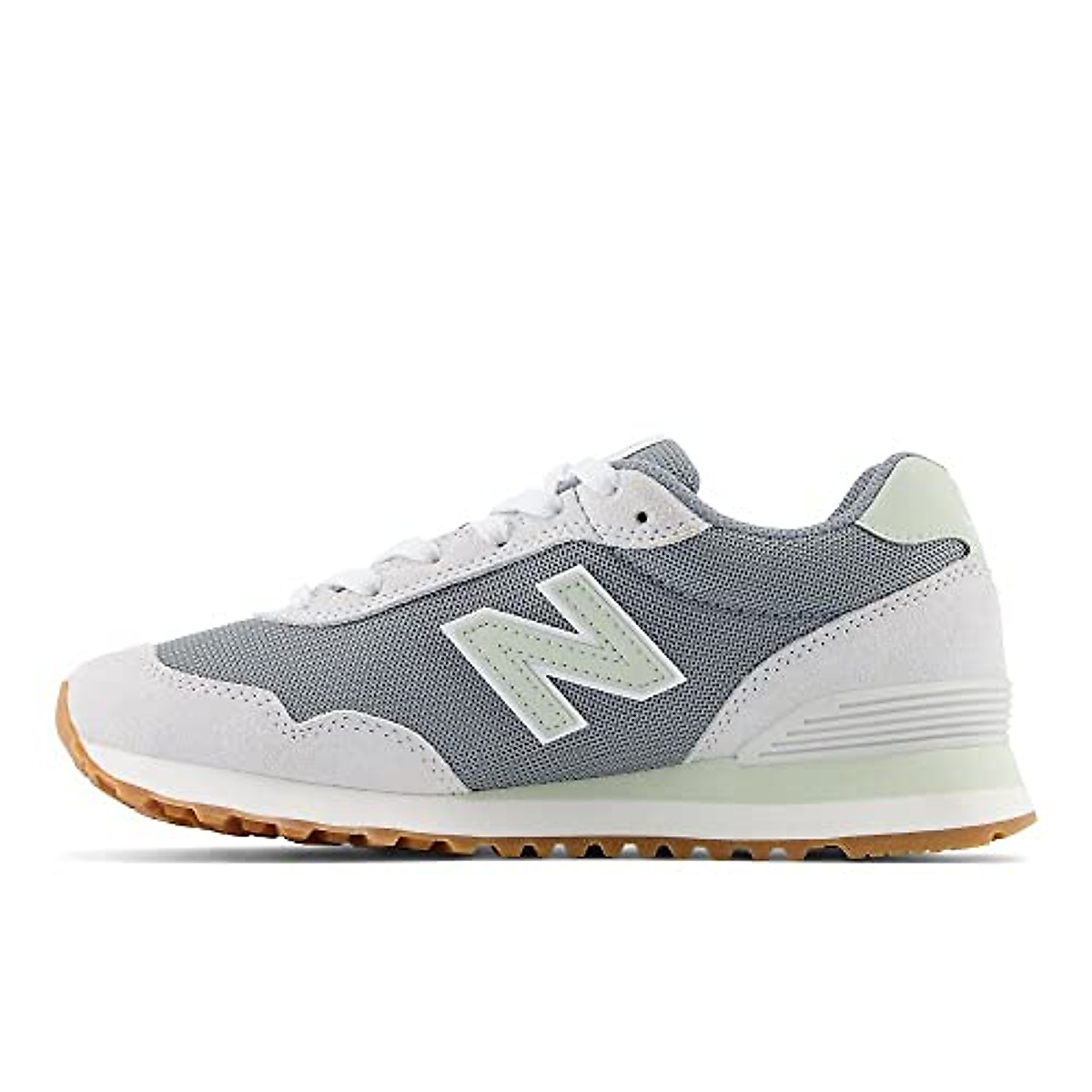 New Balance Women's 515 V3 Sneaker, Steel/Quartz Grey/Silver Moss, 8