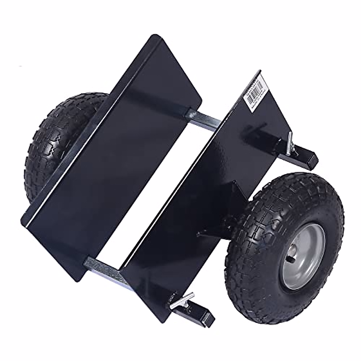 Adjustable Door Heavy Duty Panel Dolly with 10" Pneumatic Wheels, 600LBS Load Bearing for Drywall Sheet Heavy Appliance & Material Handling All Terrain Moving Cart, Black