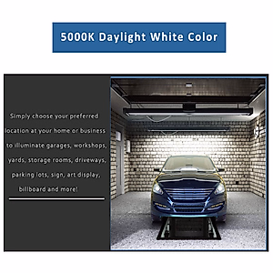 YRXC New Upgraded Wall Washer LED Lights with 10x60° Wide Angle, 36W 5000K Daylight Wall Washer Light, IP65 Waterproof Outdoor Indoor Bar Lights, 120V LED Light Bar for Display Sign Wall Lighting