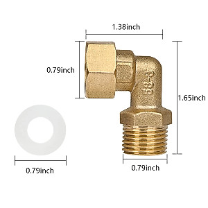 Wall Mount Faucet Installation Kit, Faucet Mounting Kit for Commercial Kitchen Faucet Backsplash Mount Connector Adapter Set on Stainless Steel Compartment Prep & Utility Sink