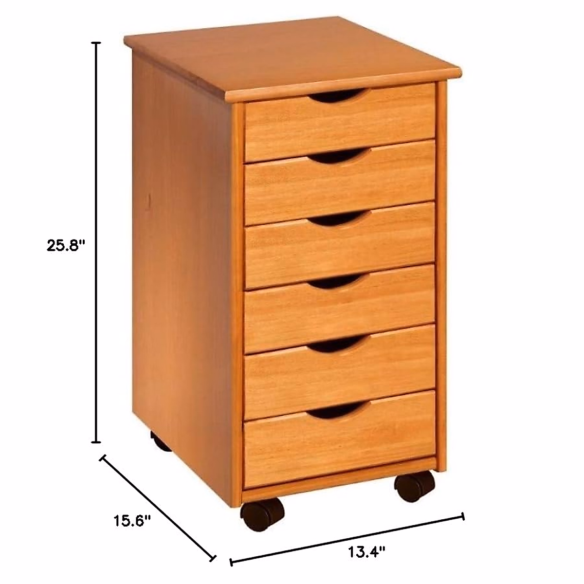 ADEPTUS 6-DRAWER MOBILE STORAGE CART