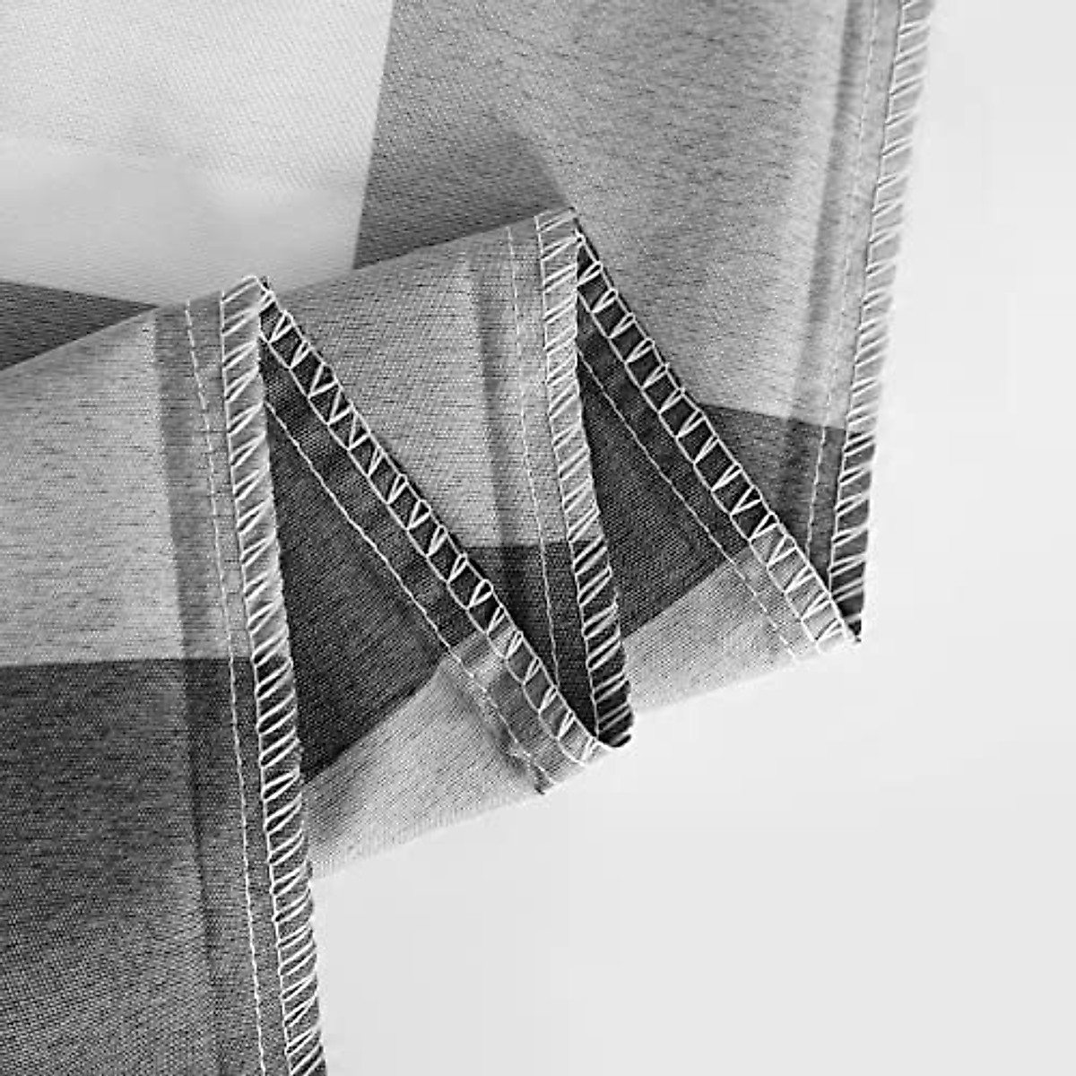 NTBAY Queen Buffalo Pillowcases Set of 4, 1800 Thread Brushed Microfiber Black and White Buffalo Pillow Cases, Super Soft and Cozy Envelope Closure 20x30 Pillowcases, 20x30 Inches