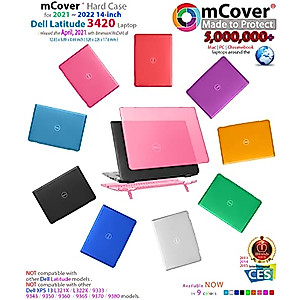 mCover Case Compatible for 2021-2022 14" Dell Latitude 3420 Series Laptop Computers ONLY (NOT Fitting Other Dell Models) - Pink