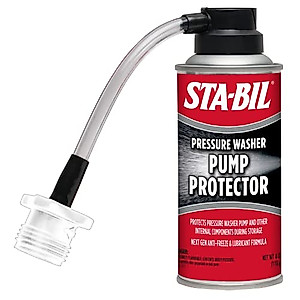 STA-BIL Pump Protector - Protects Pressure Washer Pumps and Other Internal Components During Storage, Next Gen Anti-Freeze and Lubricant Formula, 4oz (22007) , Red