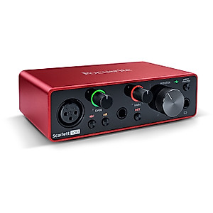 Focusrite Scarlett Solo 3rd Gen 2-in, 2-out USB Audio Interface Bundle with XLR Cable and Austin Bazaar Polishing Cloth