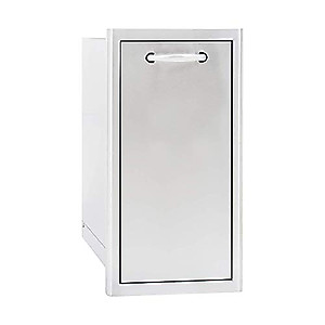 Blaze Narrow Roll Out Trash Bin (BLZ-TRNW-DRW), 26 3/8x13 7/8-inches