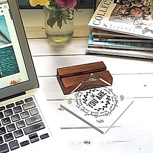 Christian Encouragement Gifts for Best Friend Women, Inspirational Gifts for Daughter Bestie, You are Beautiful, Acrylic Desk Sign Keepsake with Wood Stand for Home Office