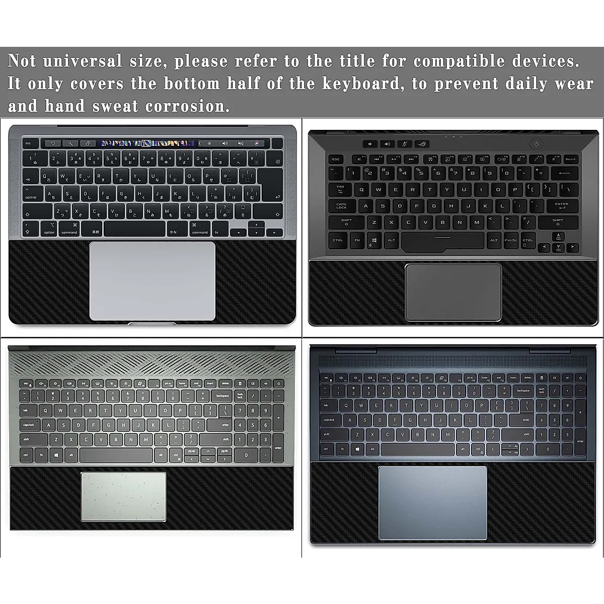 Puccy 2 Pack Keyboard TouchPad Film Protector, compatible with IO DATA I O LCD-CF161XDB-M 15.6" TPU Trackpad Guard Cover Skin (Not Tempered Glass Screen Protectors Case)