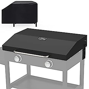 New Upgraded Hinged Lid for Blackstone Griddle, Griddle Accessories Cover 28 Inch Hood, 2 Burner Flat Top Gas Grill 28" Griddle 1517, 1853 Cooking Station